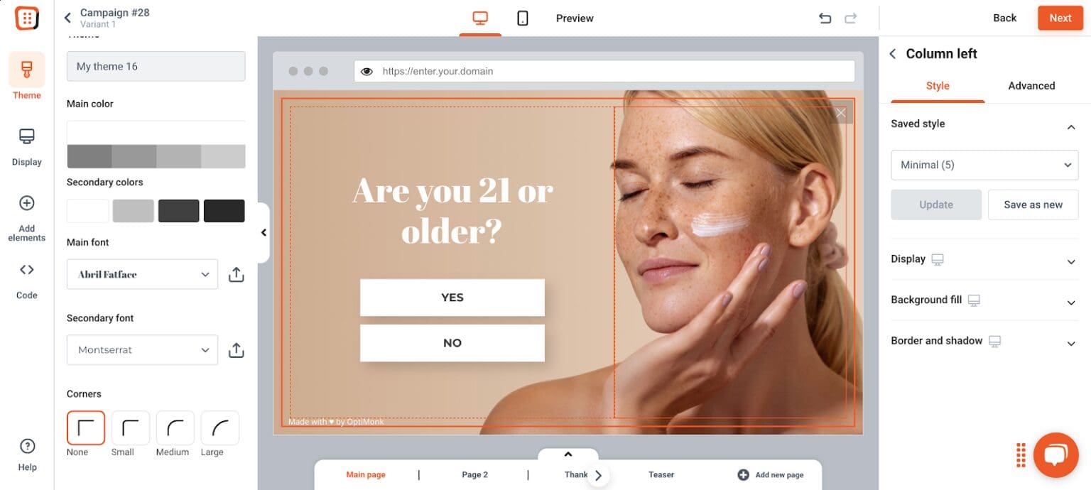 How to Add An Age Verification Popup to Your Website - OptiMonk Blog