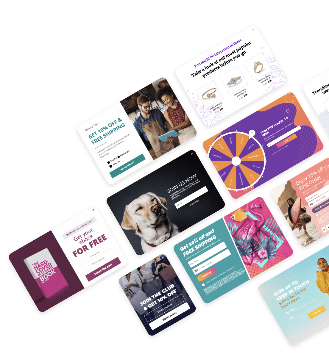 Popups: definition, types, best practices & examples