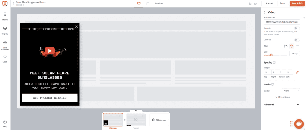 6 Video Popup Examples & 15 Tips for Maximum Engagement - OptiMonk Blog