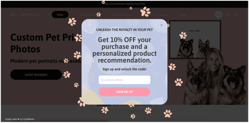 11 Lead Capture Popup Examples for Generating Leads Rapidly - OptiMonk Blog