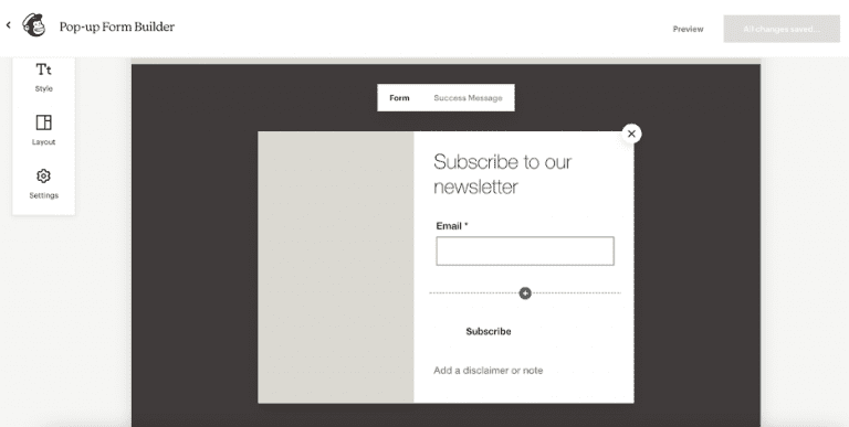 How to Create a Mailchimp Popup That’ll Double Your Subscriber List