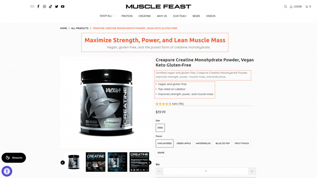 How Muscle Feast Increased Its Revenue By 15.56% With Product Page Optimization - OptiMonk Blog
