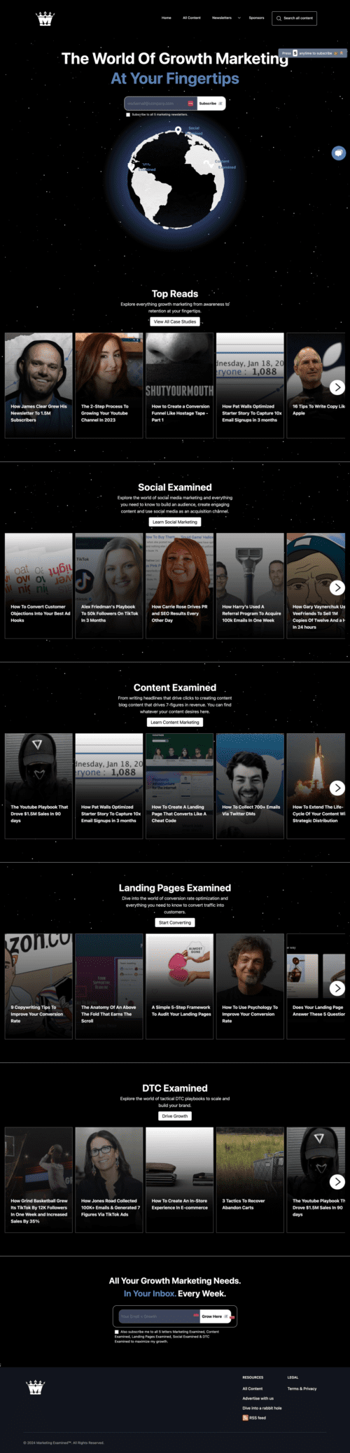 11 Opt-In Page Examples to Help You Build An Email List Fast - OptiMonk Blog