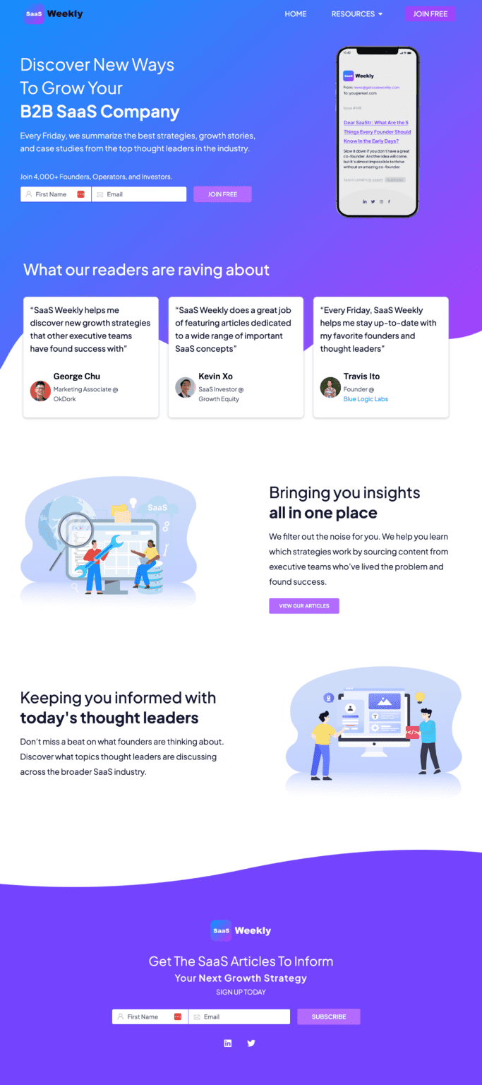 11 Opt-In Page Examples to Help You Build An Email List Fast - OptiMonk Blog