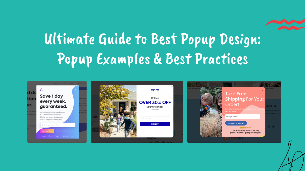 Popup Design Playbook: 35+ Stunning Examples, Templates, and Tips