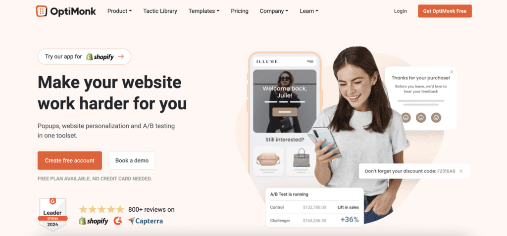 9 Best Product Recommendation Software in 2026 - OptiMonk Blog