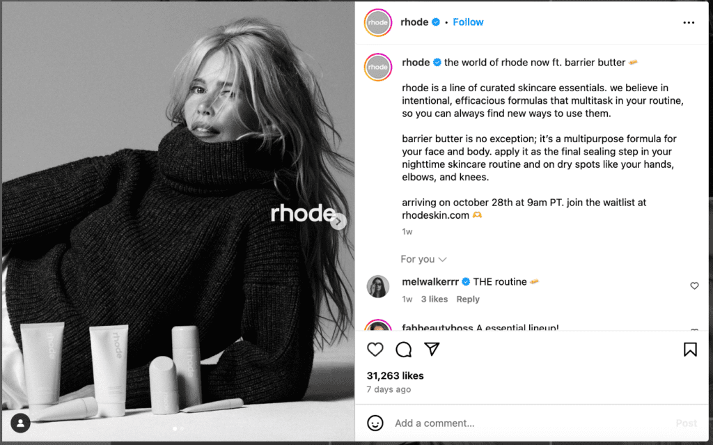 Rhode Marketing Breakdown: How Hailey Bieber Built a Skincare Empire