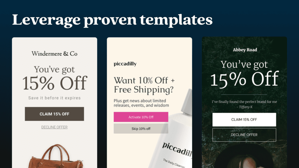 How To Add An Exit Popup To Shopify Step By Step Guide With Templates Optimonk Blog
