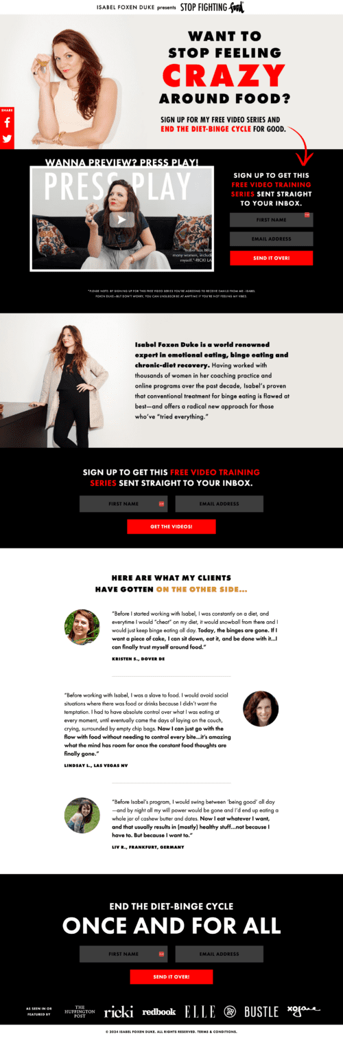 8 Best Sales Landing Page Design Examples (With A Checklist to Create ...