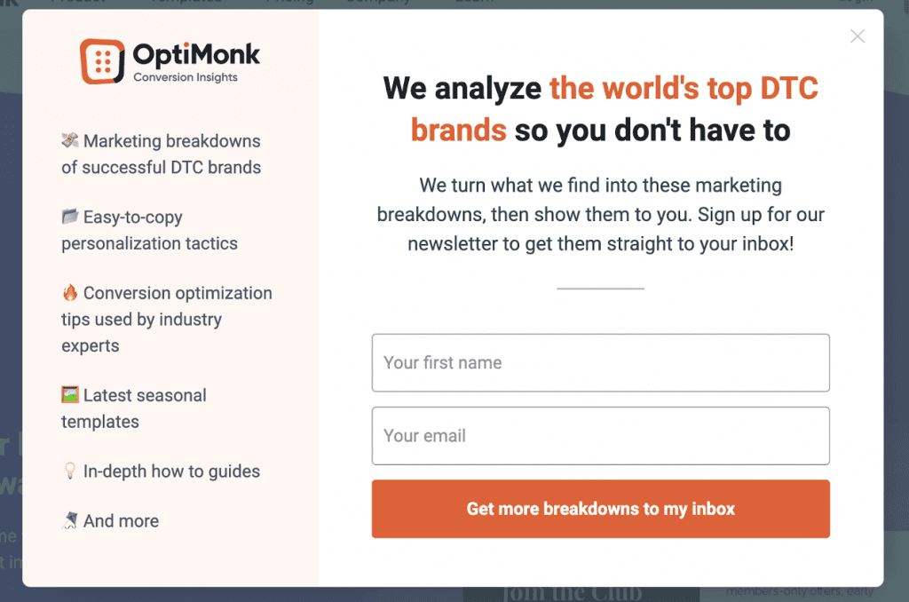 How to Use OptiMonk as a SaaS Business (A.K.A. How We Use It) - OptiMonk Blog