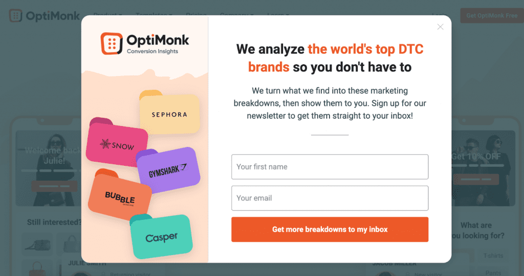 How to Use OptiMonk as a SaaS Business (A.K.A. How We Use It) - OptiMonk Blog